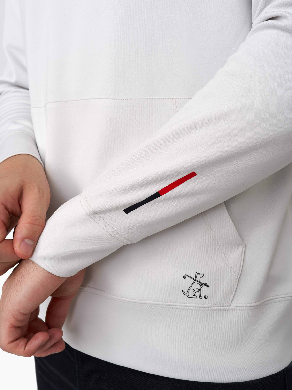 Skins Golf - High Quality Men's Golf Hoodie - Cool Stone